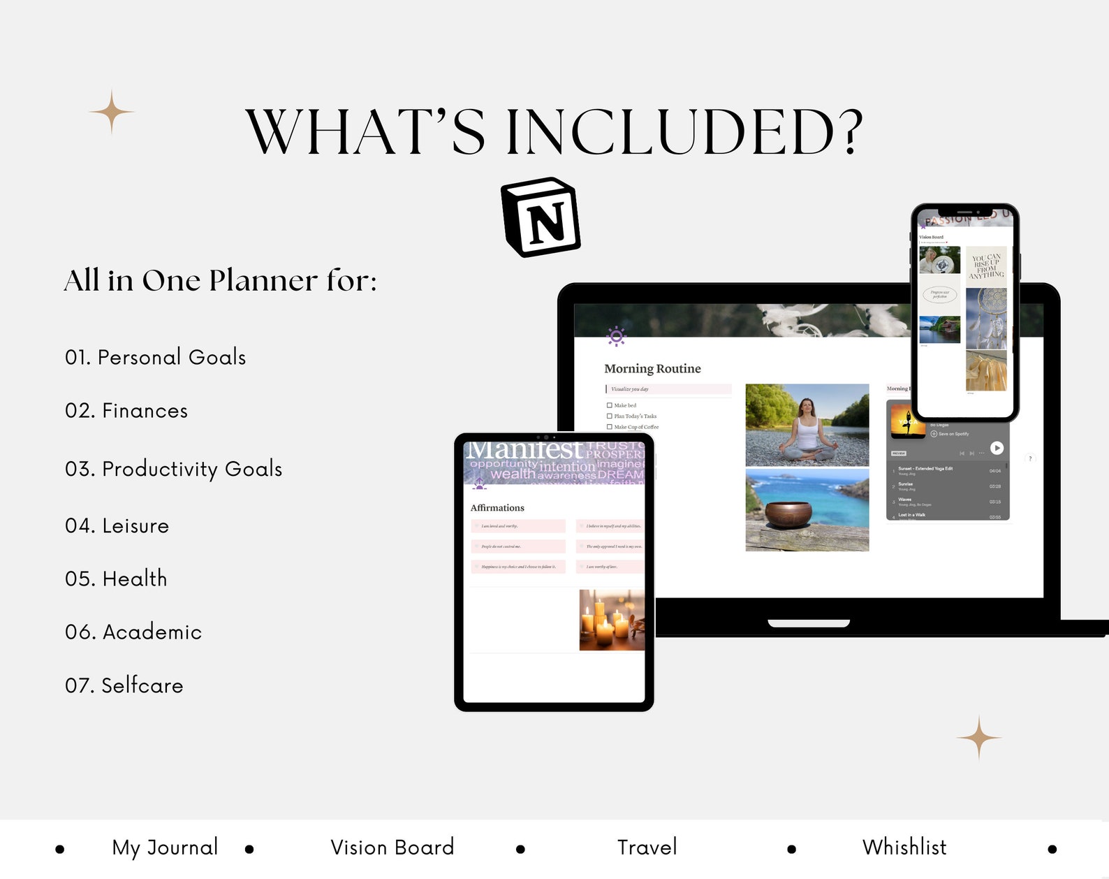 Notion Template Extended Ultimate Goal Planner 2024 All in One Notion Dashboard, Spiritual ...