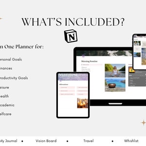 Notion Template Extended Ultimate Goal Planner 2024 All in One Notion Dashboard, Spiritual ...