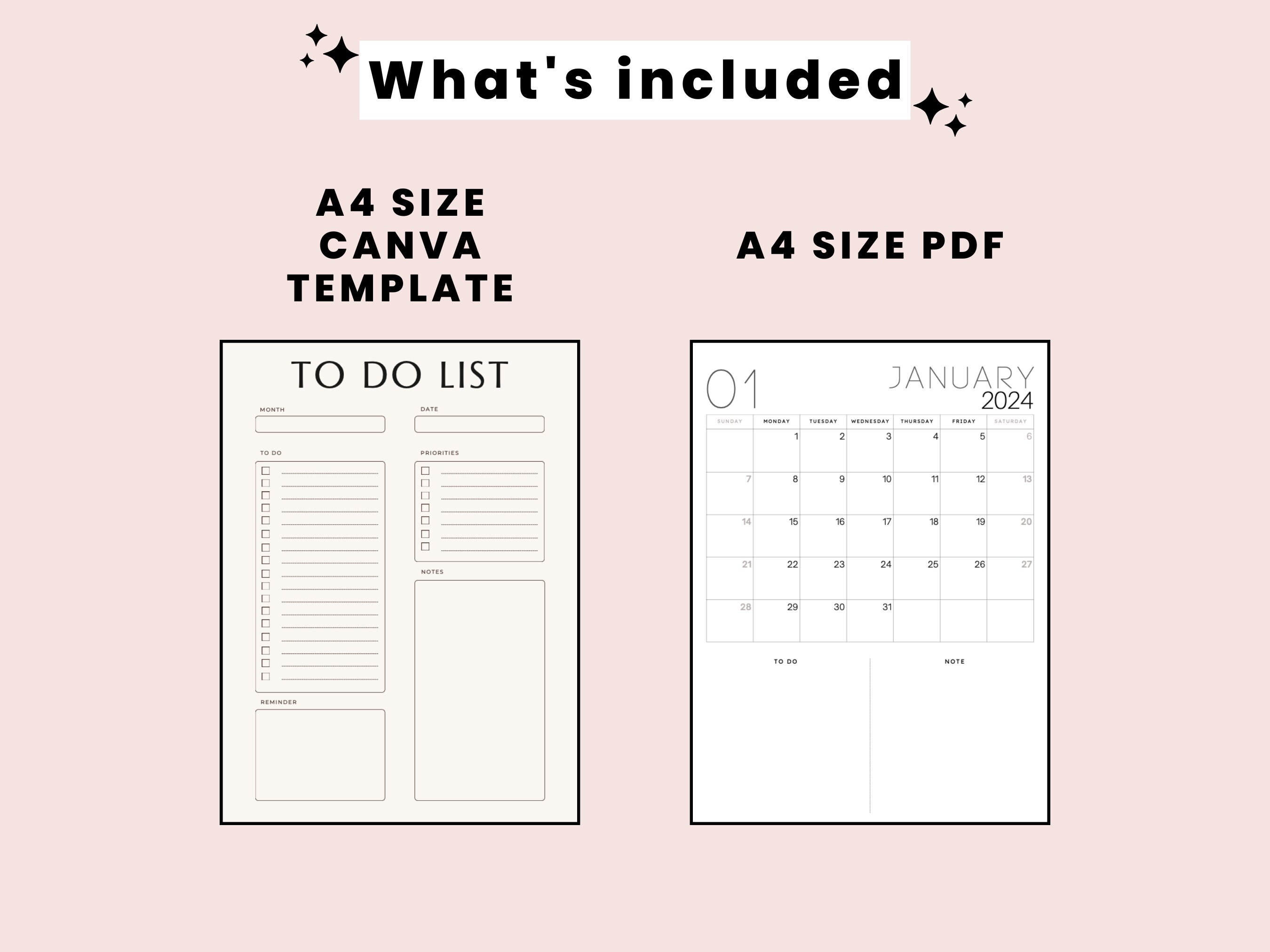 Ultimate 2024 Journal | Template Bundle | Digital | Printable | Canva ...