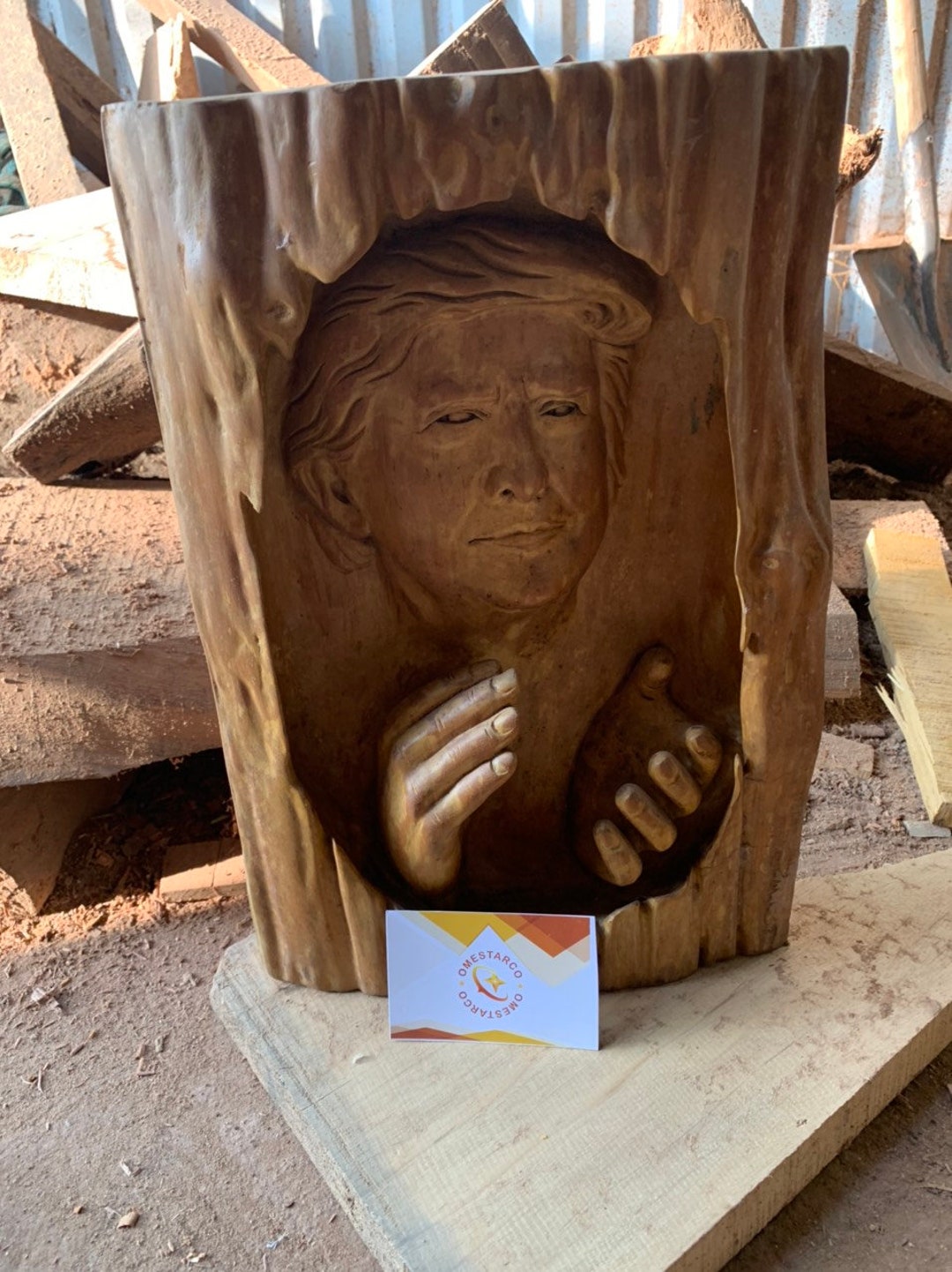 Donald Trump Sculpture Wood Paintings Canvas Prints Carving - Etsy