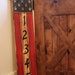 House Number Sign 5 Number US Flag - Etsy