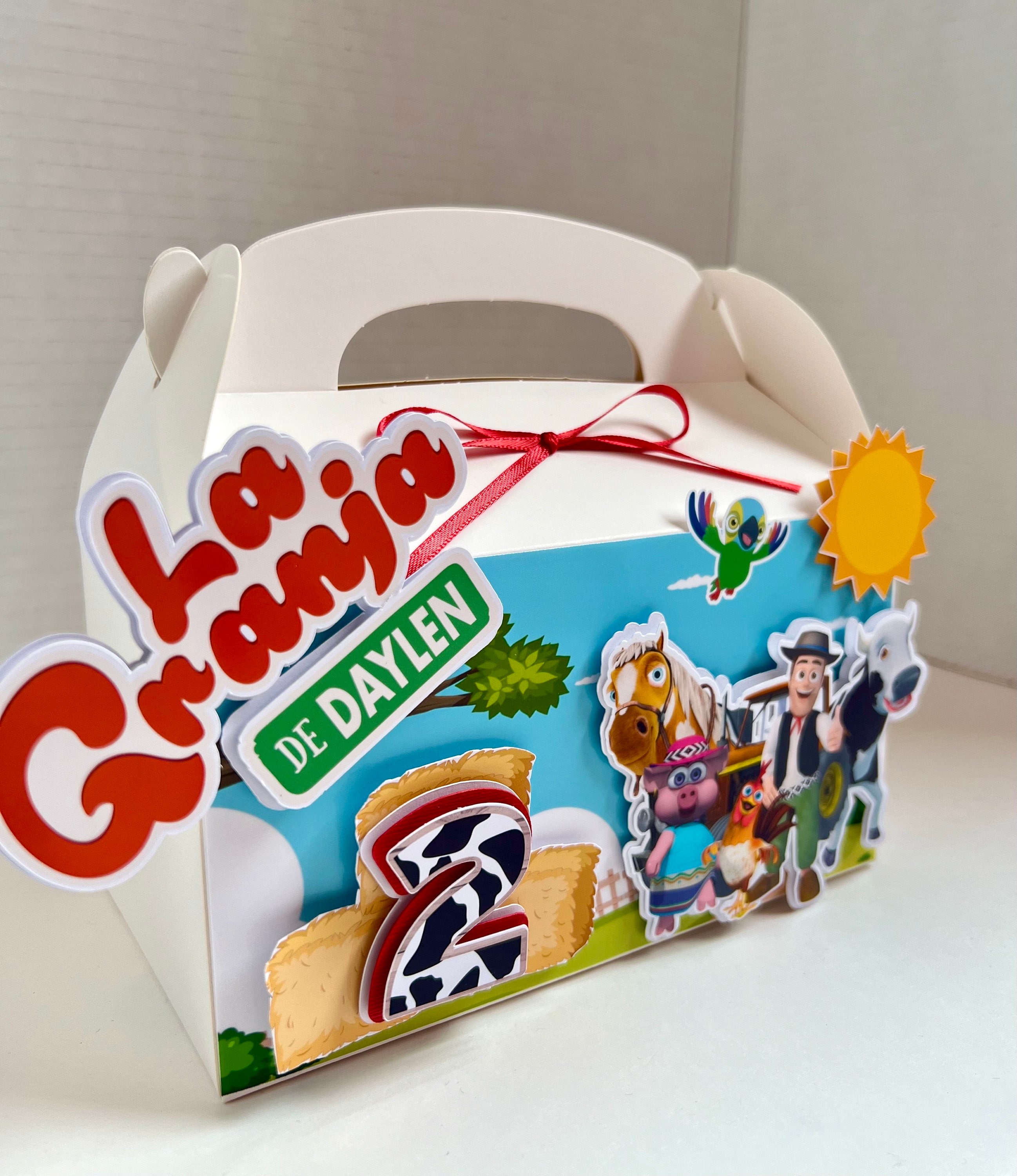 La Granja De Zenón Favor Boxes, La Granja De Zenón Favor Boxes, Farm ...