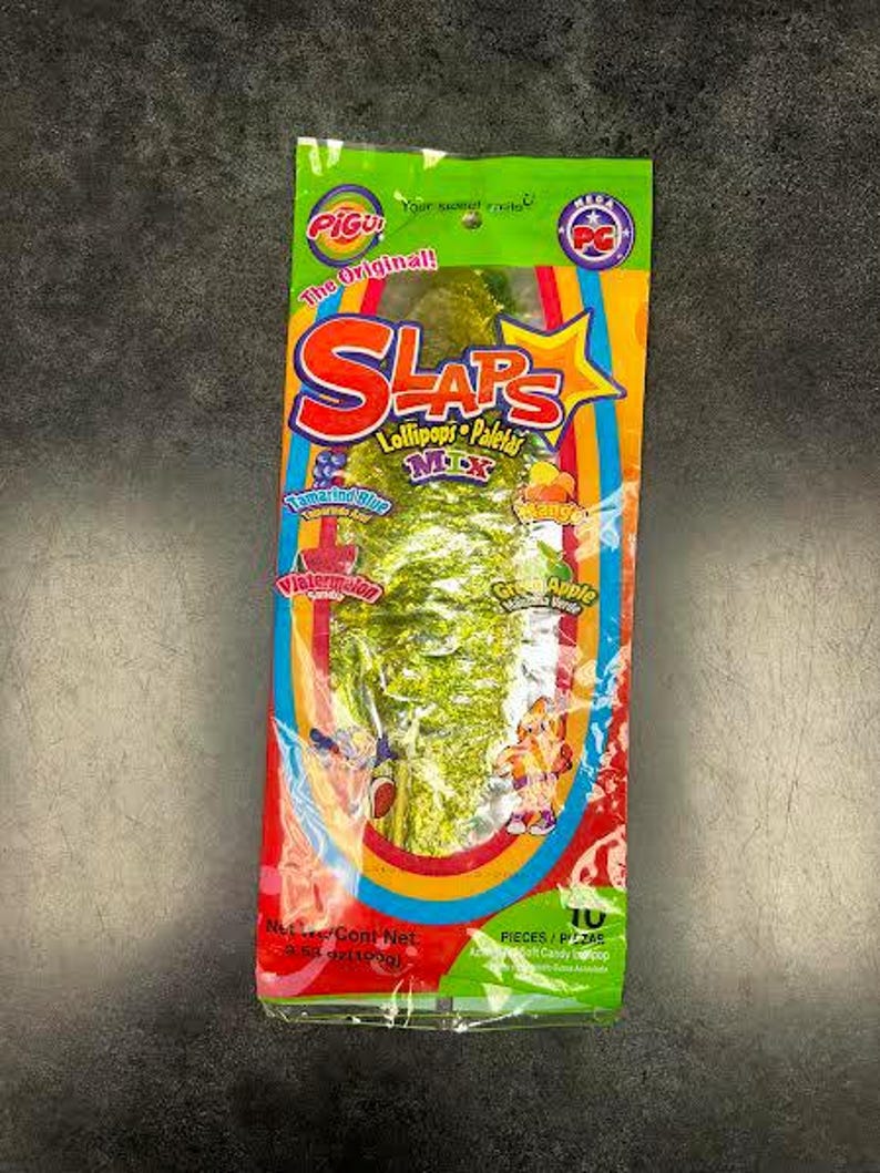 Slaps Lollipops - Mexican Candy Sheets - Etsy