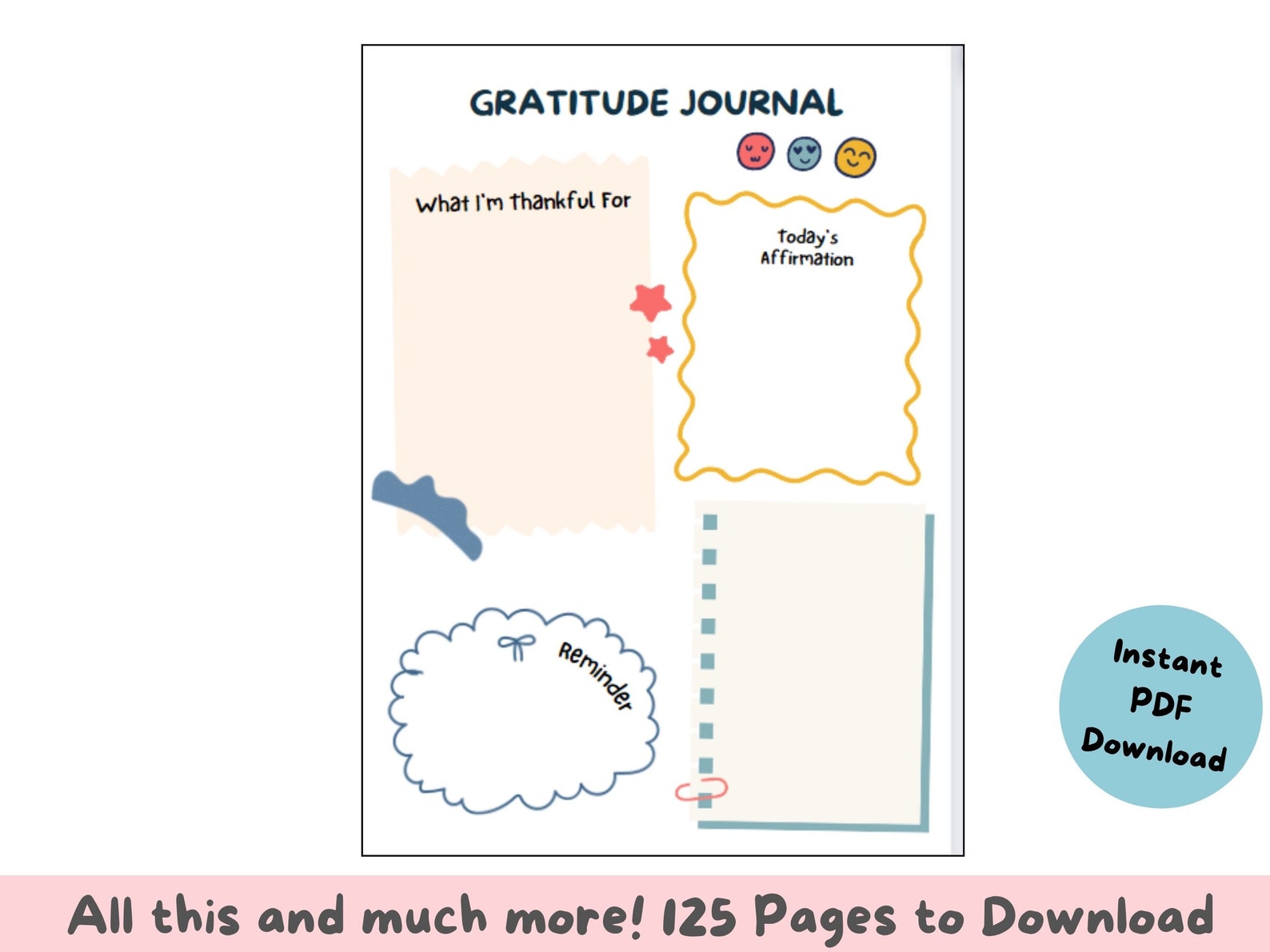 Kids Daily Planner and Journal 2024 Digital Download - Etsy