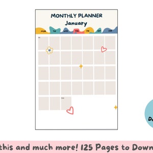 Kids Daily Planner and Journal 2024 - Digital Download - Etsy