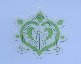 Nahida Genshin Impact Clear Matte Vinyl Sticker Dendro Archon - Etsy