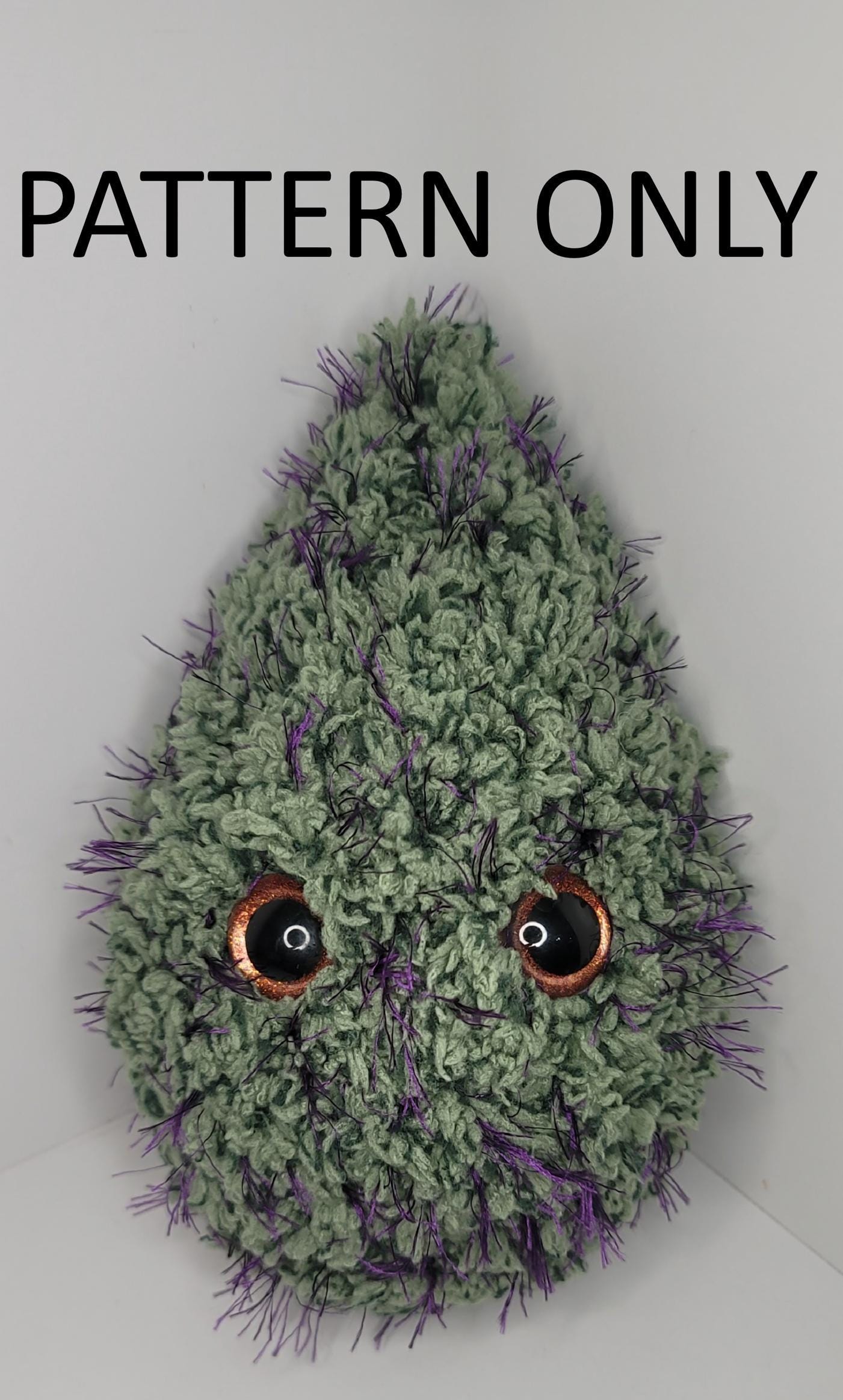 Large Nouglas the Nug Crochet Plushie pattern Only - Etsy