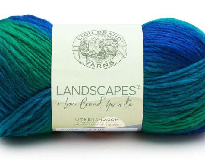 CLEARANCE: Landscapes Yarn From Lion Brand - Etsy