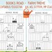 Farm Theme Books Read Digital Printable, Reading Book Log Tracker ...