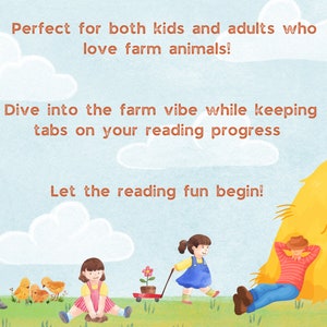 Farm Theme Books Read Digital Printable, Reading Book Log Tracker ...