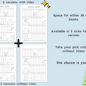 Cute Frog Theme Books Read Digital Printable, Reading Book Log Tracker ...