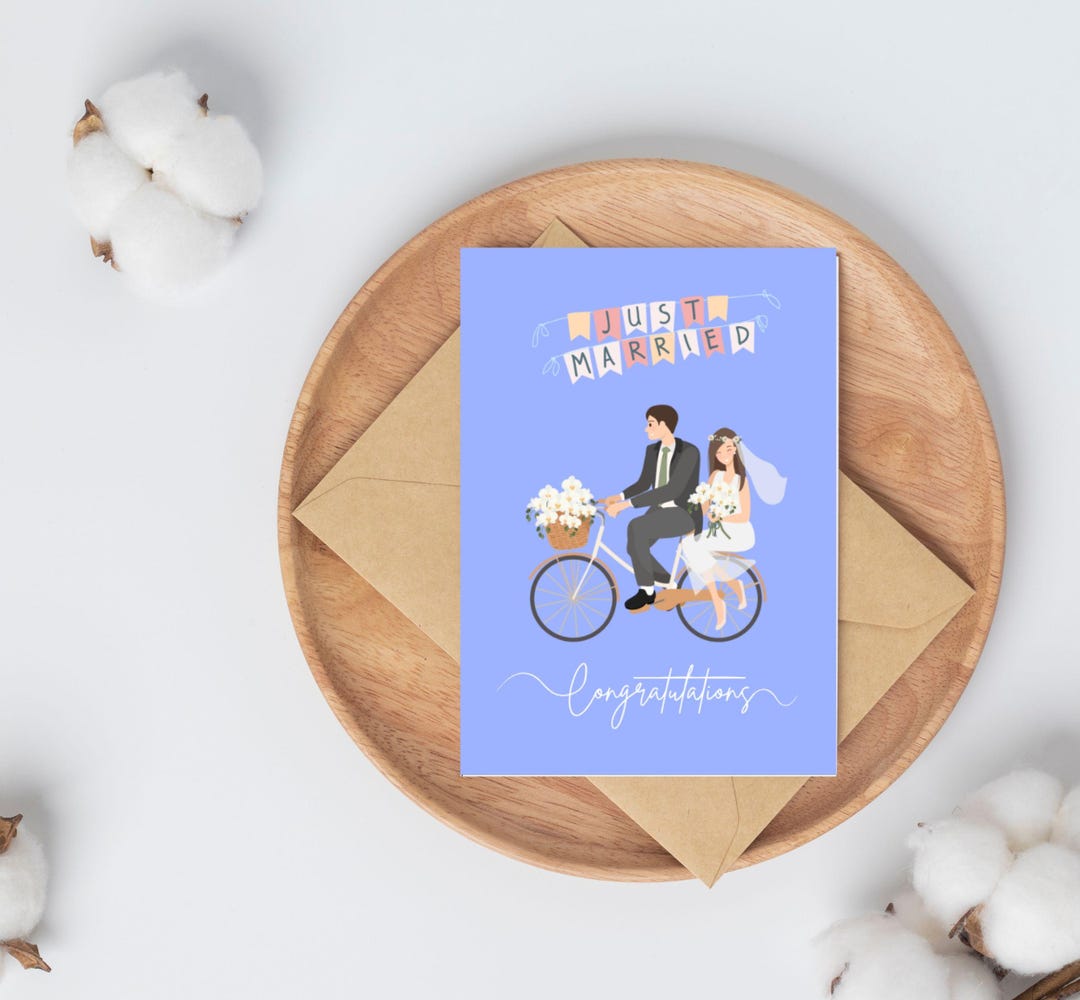 Wedding Card | Congratulations | Printable Card | Digital Download ...