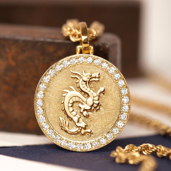 Dragon Medallion - Etsy