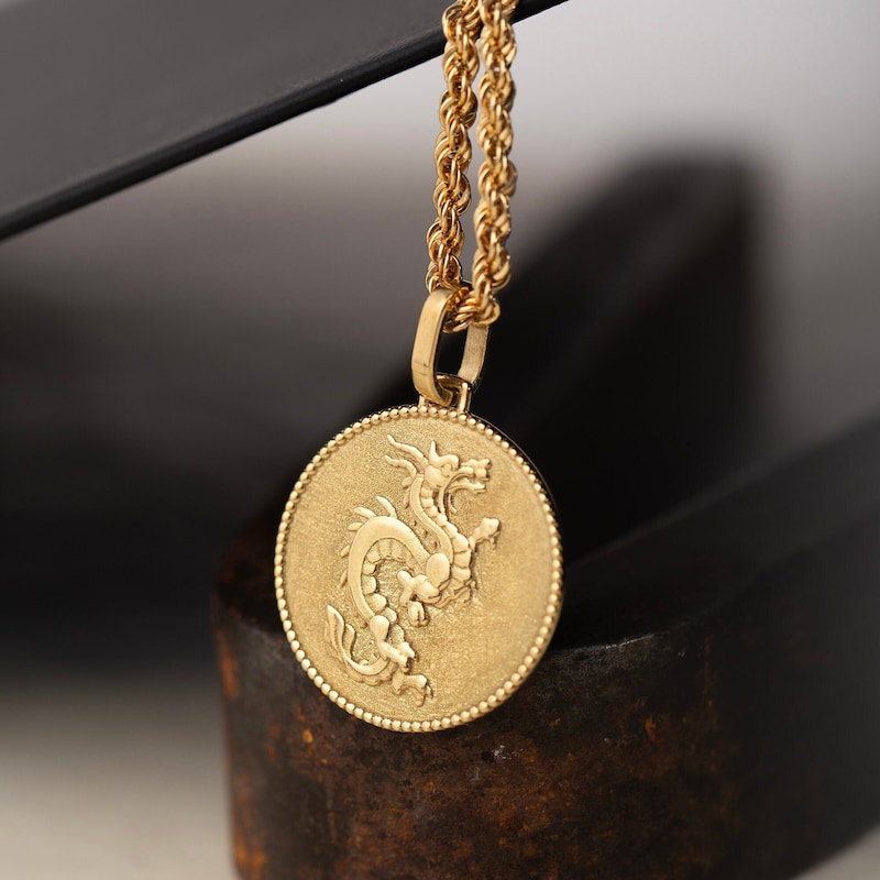 Dragon Medallion - Etsy