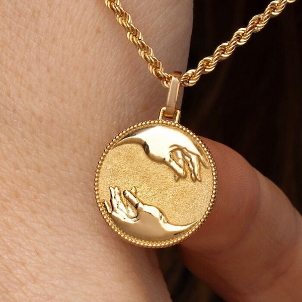 God Adam Necklace - Etsy