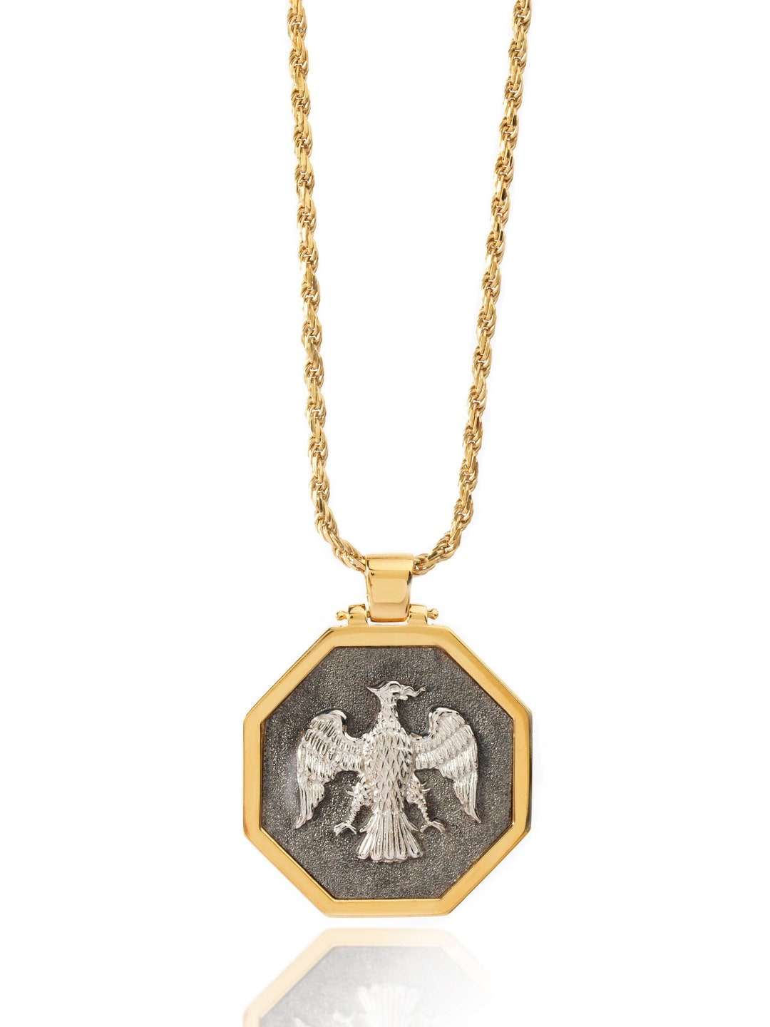 Eagle Necklace, American Bald Eagle Pendant, Golden Eagle Jewelry ...