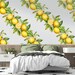 Lemon Mediterranean Watercolor Clip Arts | Citrus Elements and Seamless ...