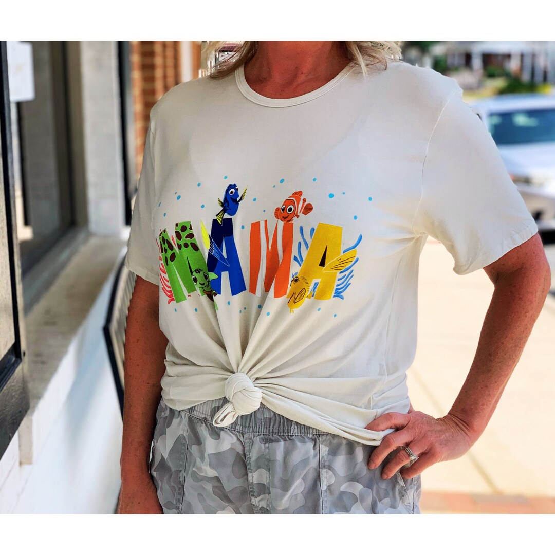 Finding Nemo "mama" T-shirt - Etsy