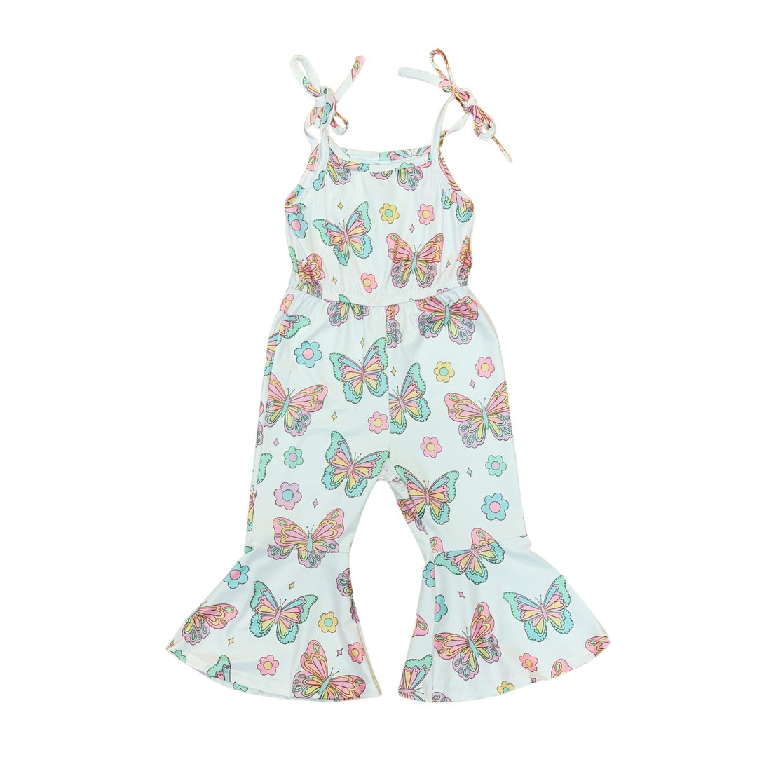 Flutter by Bell Bottom Jumpsuit - Etsy