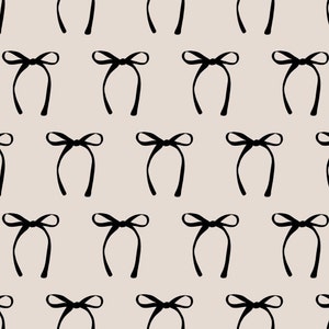 Black & Beige Bows | Digital Wallpaper for Phone | Neutral Aesthetic ...