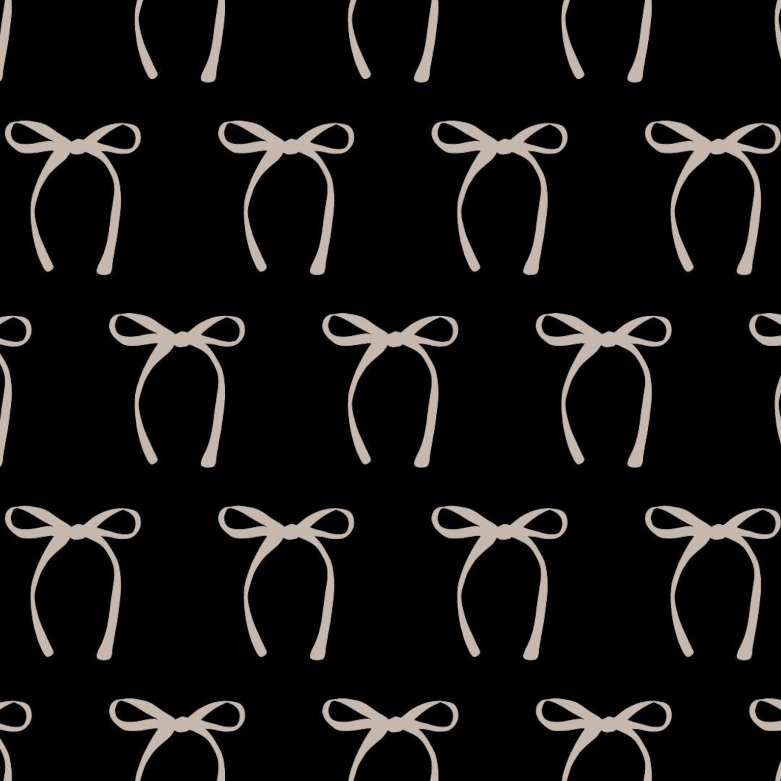 Black & Cream Bow Wallpaper | Digital Wallpaper for Phone | Neutral ...