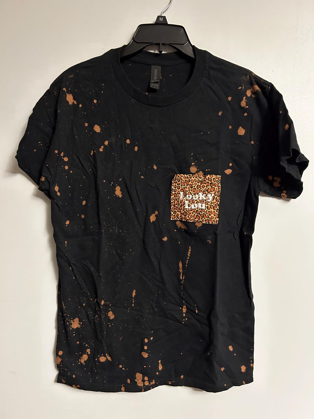 Bleach Dye Look Lou Shirts - Etsy