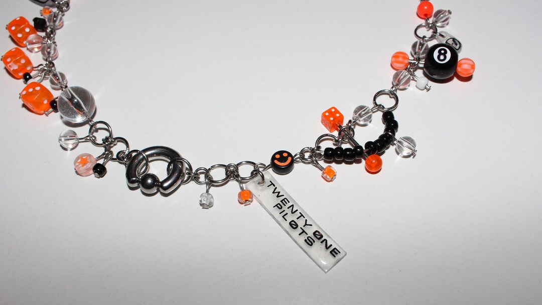 Clancy Twenty One Pilots Charm Necklace Pendant Handmade Emo Goth Y2k ...