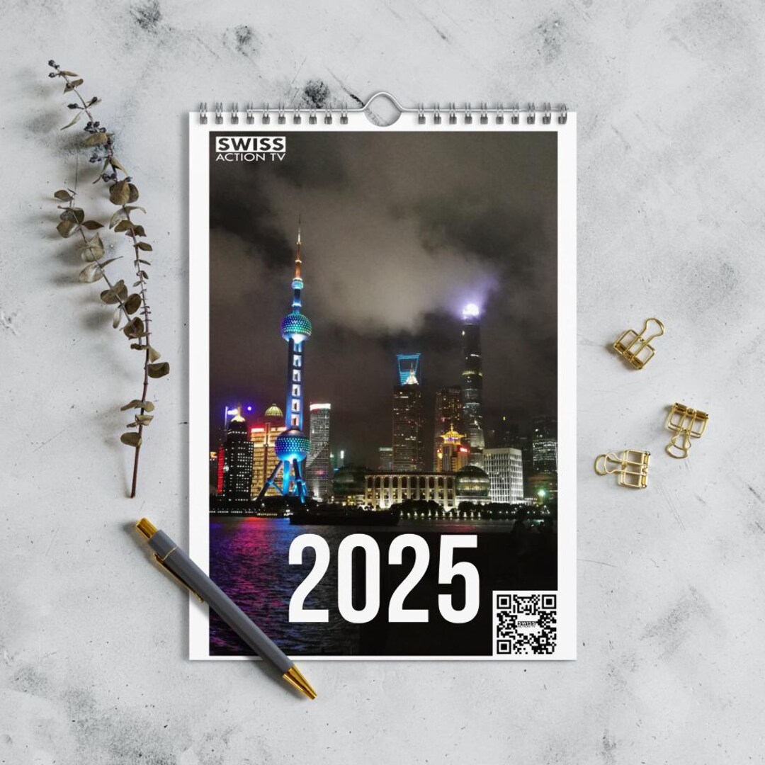 Swissaction TV Wall Calendar (2025) - Etsy UK
