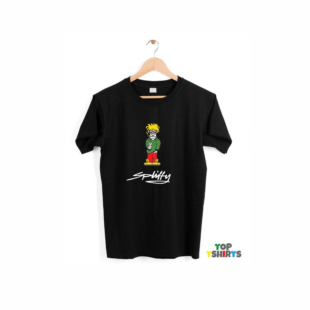 SPLIFFY Retro Raver 90's T-shirt Eclipse Unisex Mens Tee Peace Smoke ...