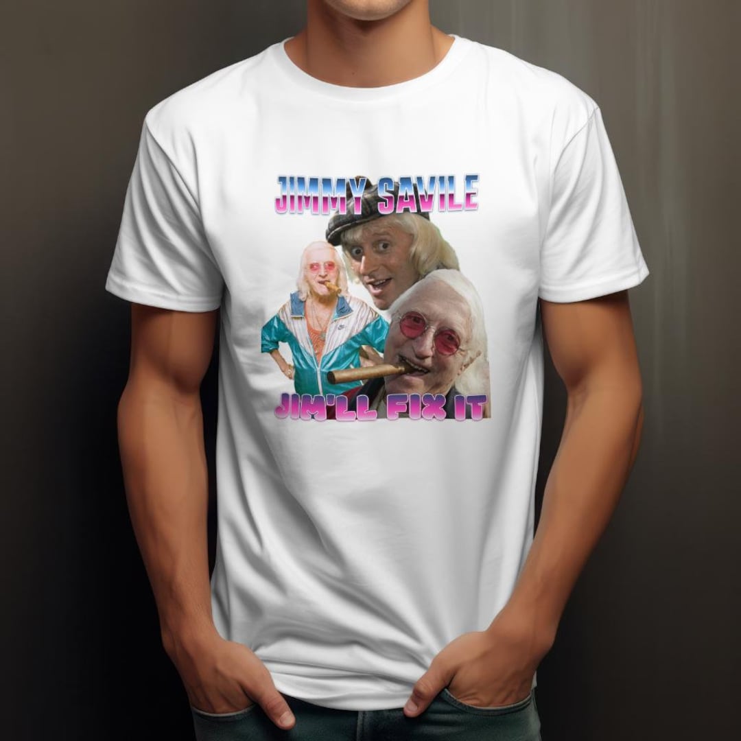 Funny Jimmy Savile Tshirt Jim'll Fix It TV Stag Do Shirt - Etsy