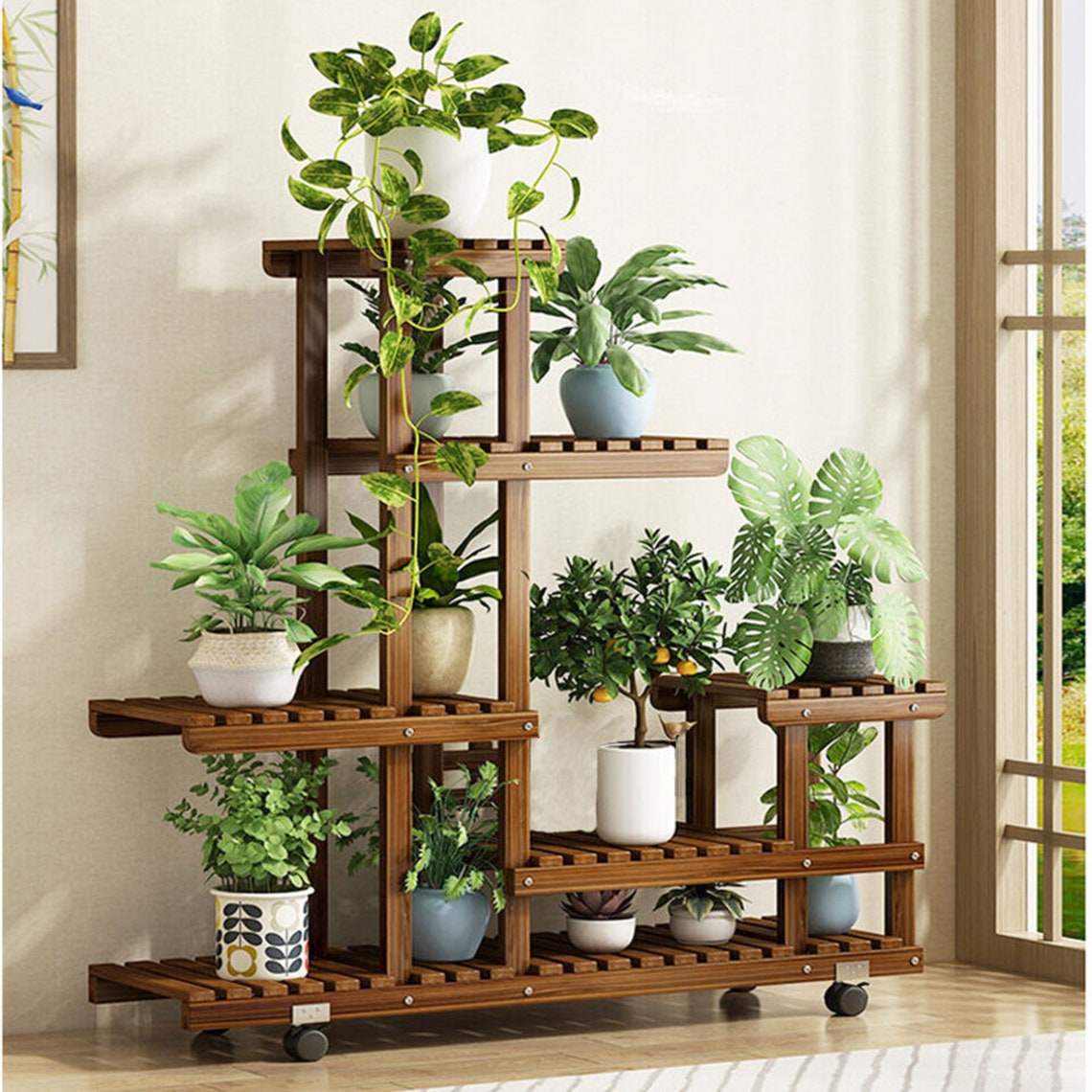 Multilayer Plant Stand Display Shelf Plant Garden - Etsy