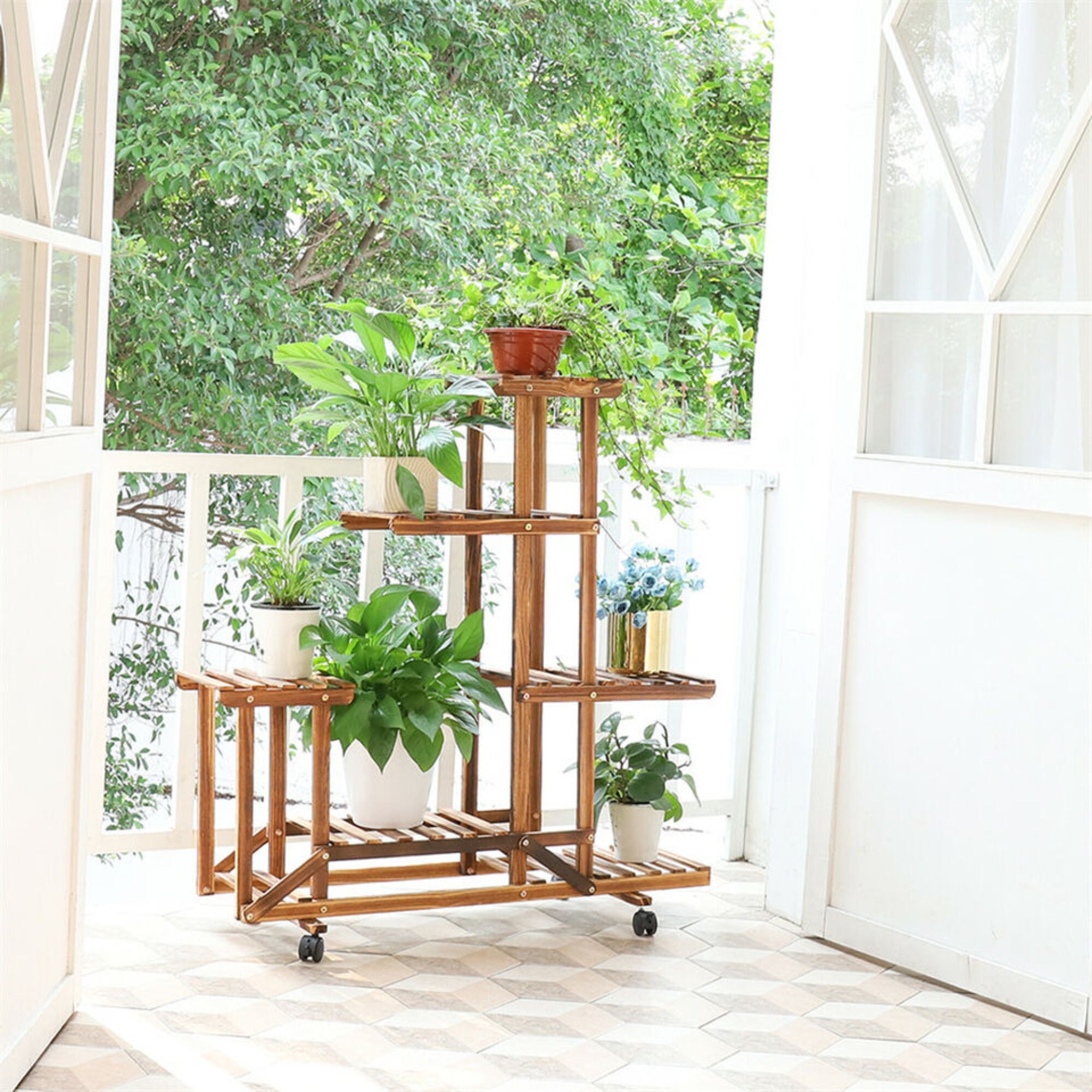 Multilayer Plant Stand Display Shelf Plant Garden - Etsy