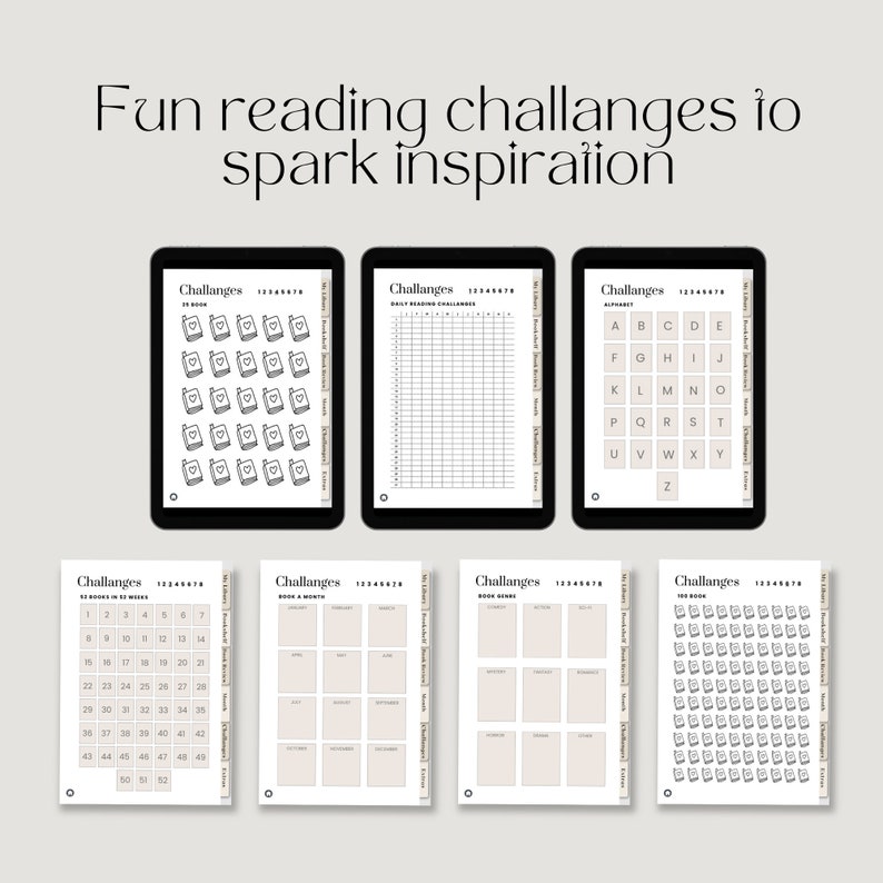 Digital Reading Journal - Book Tracker and Reading Planner - Goodnotes ...