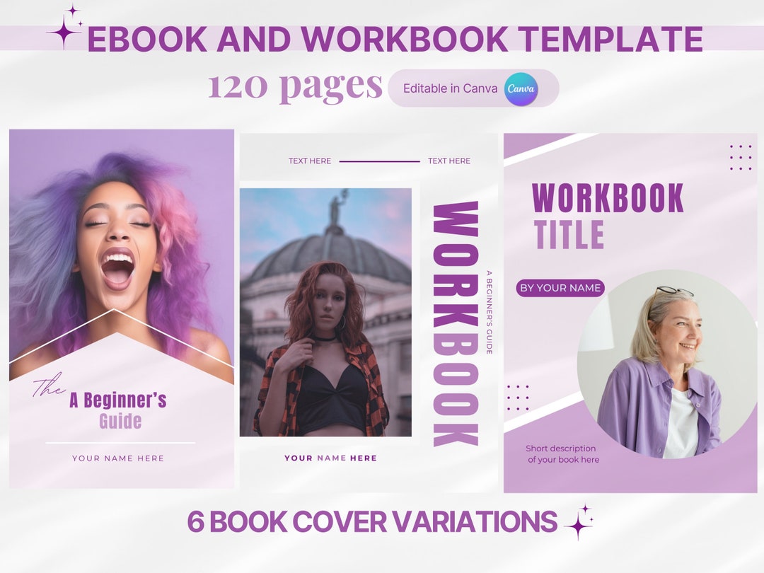 Ebook Template for Coaches, Course Creator Ebook Workbook Template ...