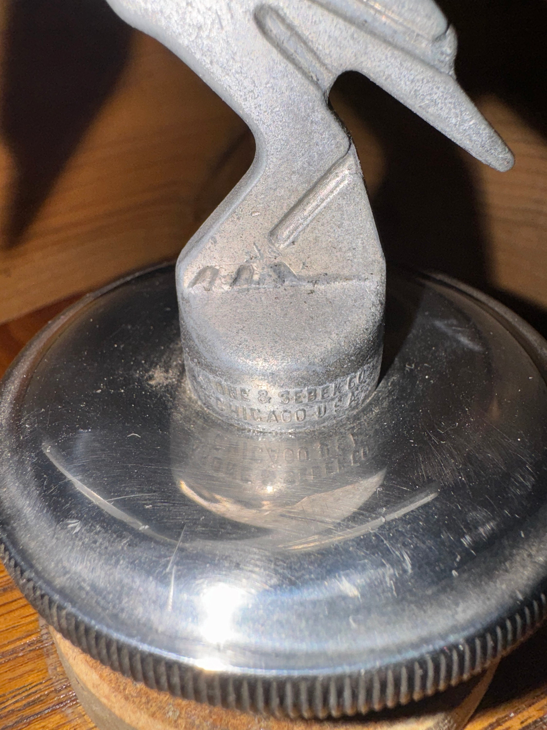 Original Krone and Sebek Single Wing Radiator Cap/car Mascot - Etsy