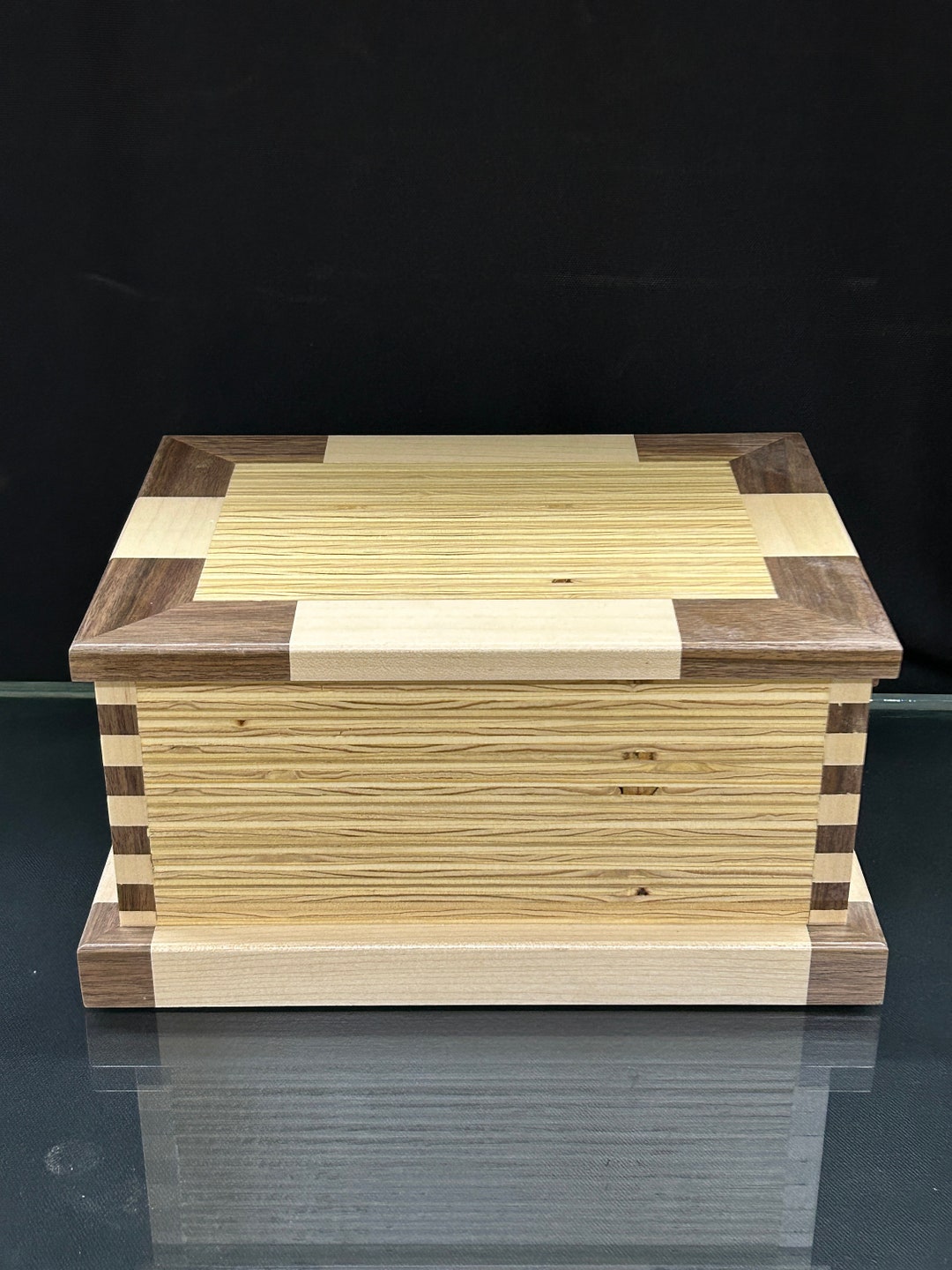 Plywood and Walnut Keepsake Box - Etsy