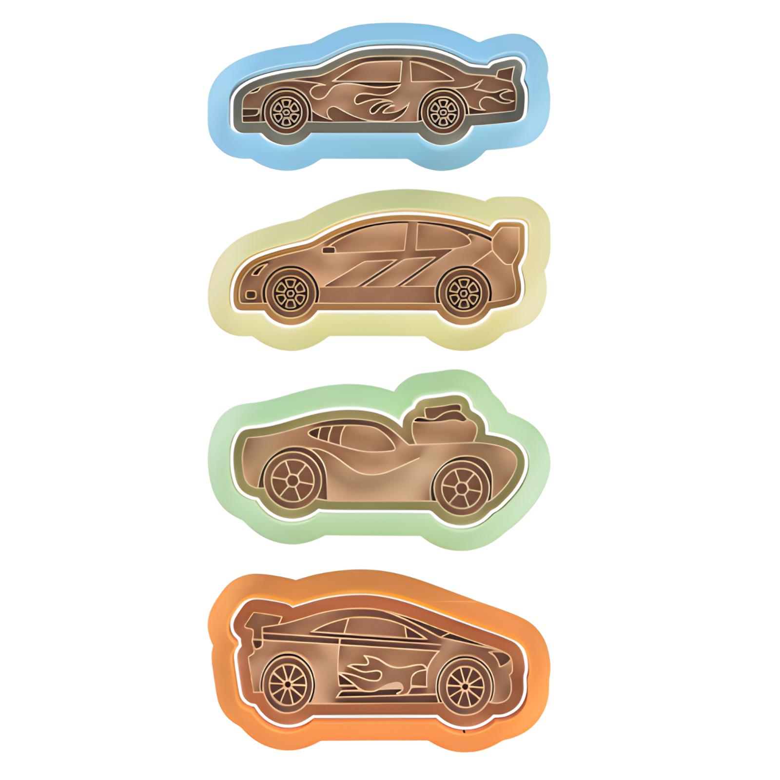 Car Cookie Cutter and Embosser Stamp Transportation Theme - Etsy