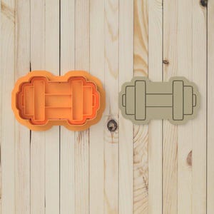 Gym Workout Muscles Cookie Cutter and Embosser Stamp Set - Etsy