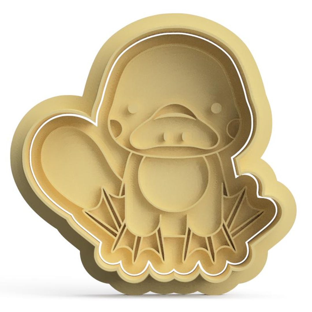 Platypus Cookie Cutter & Stamp V2 - Etsy