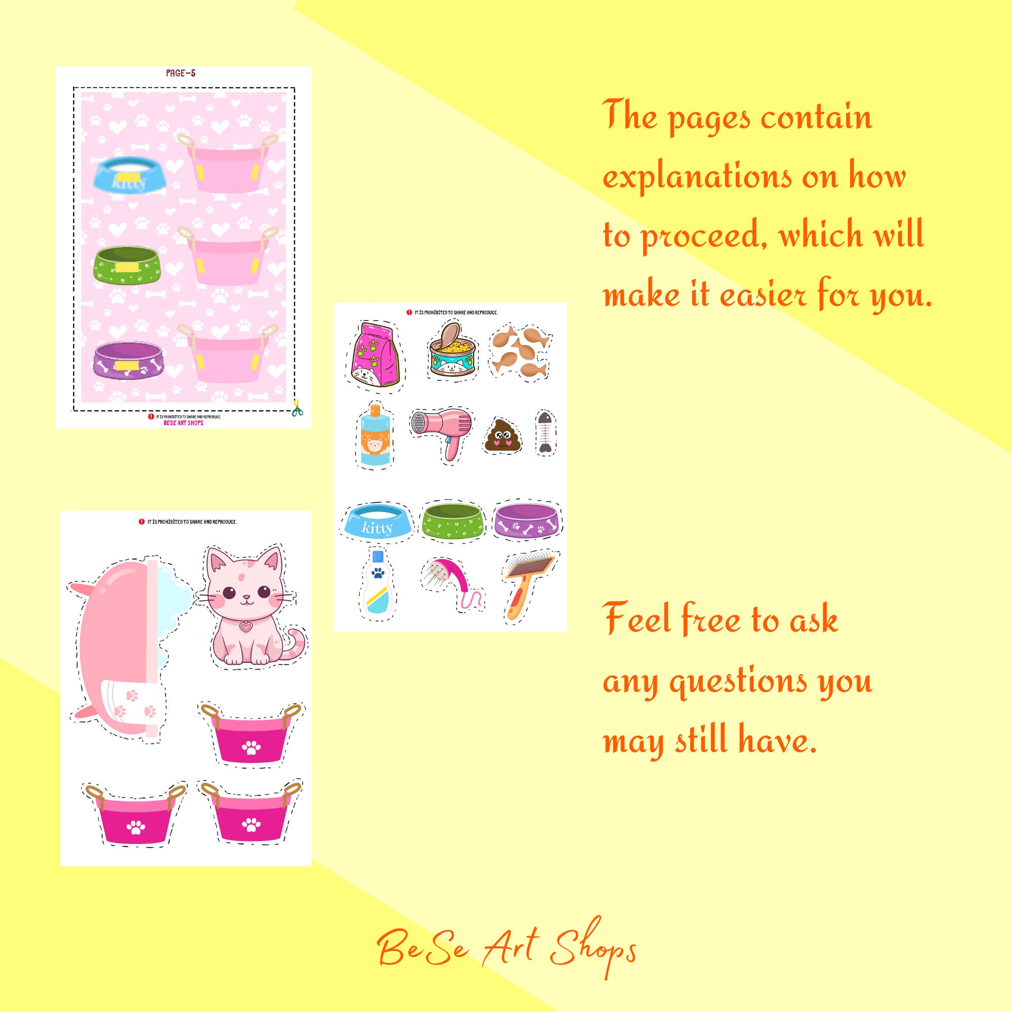 Printable Children's Activity Pages Canva - Etsy