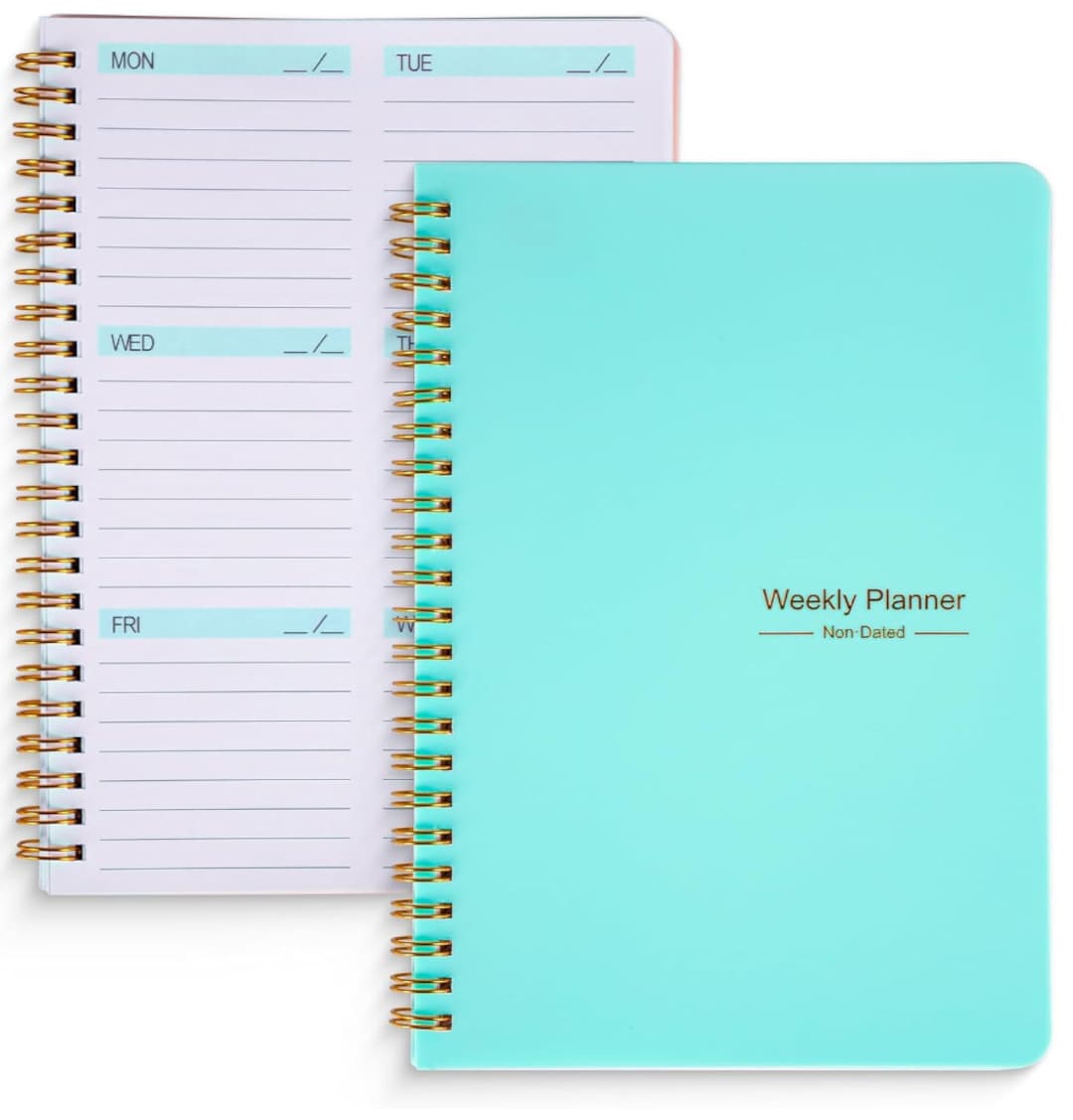 Undated Daily Planner, to Do List Notepad, Time Management Manual and ...