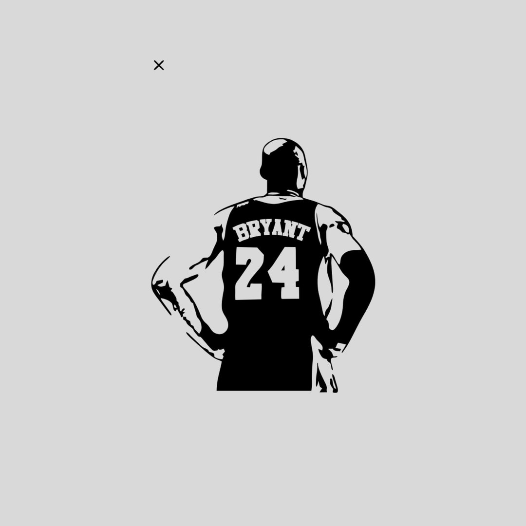 Kobe Bryant SVG PNG Instant Download Cricut Silhouette Iron on Heat ...