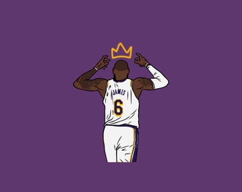 Lebron James SVG PNG - Etsy