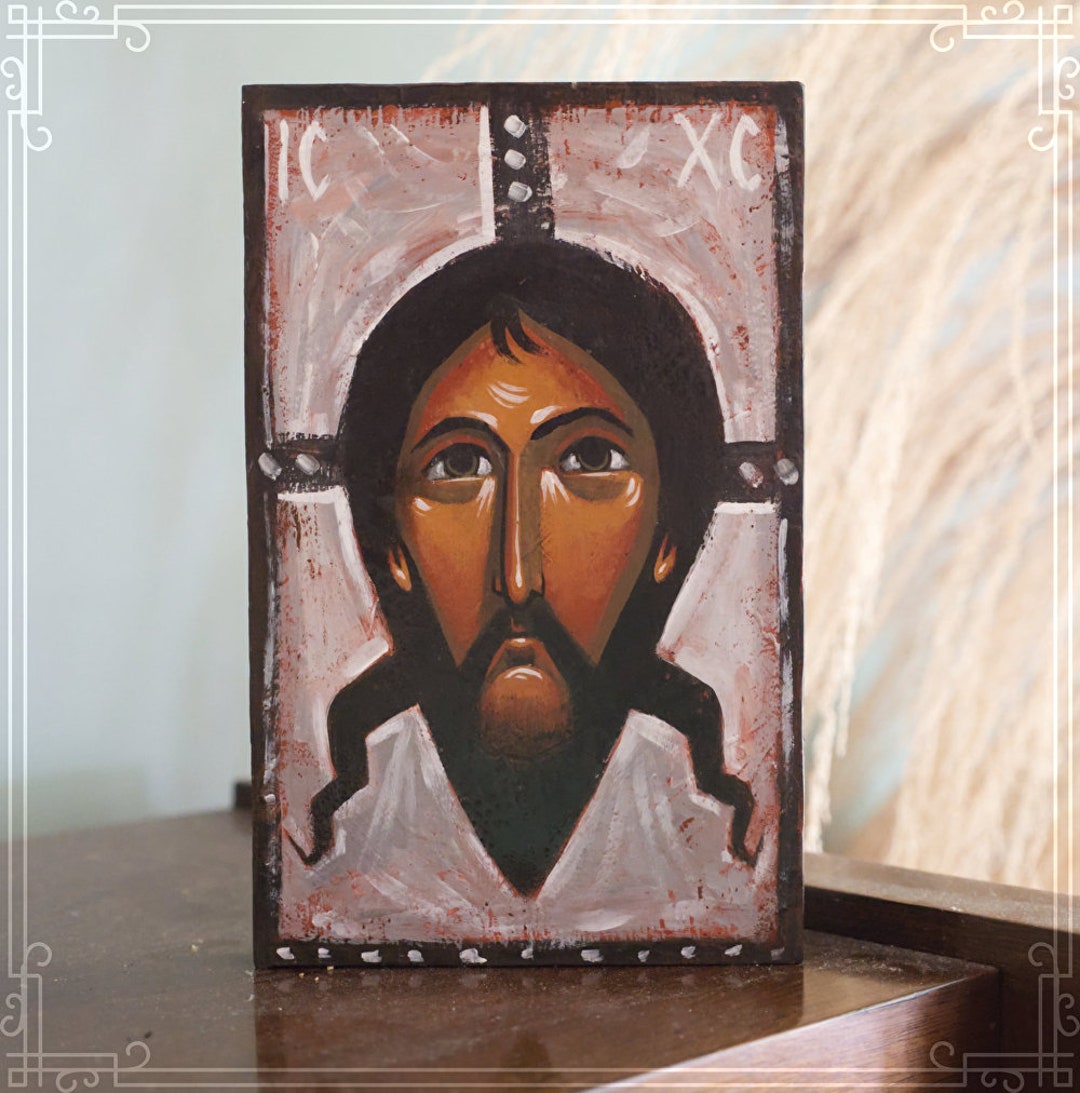 Holy Face of Christ Icon. Mandylion. - Etsy