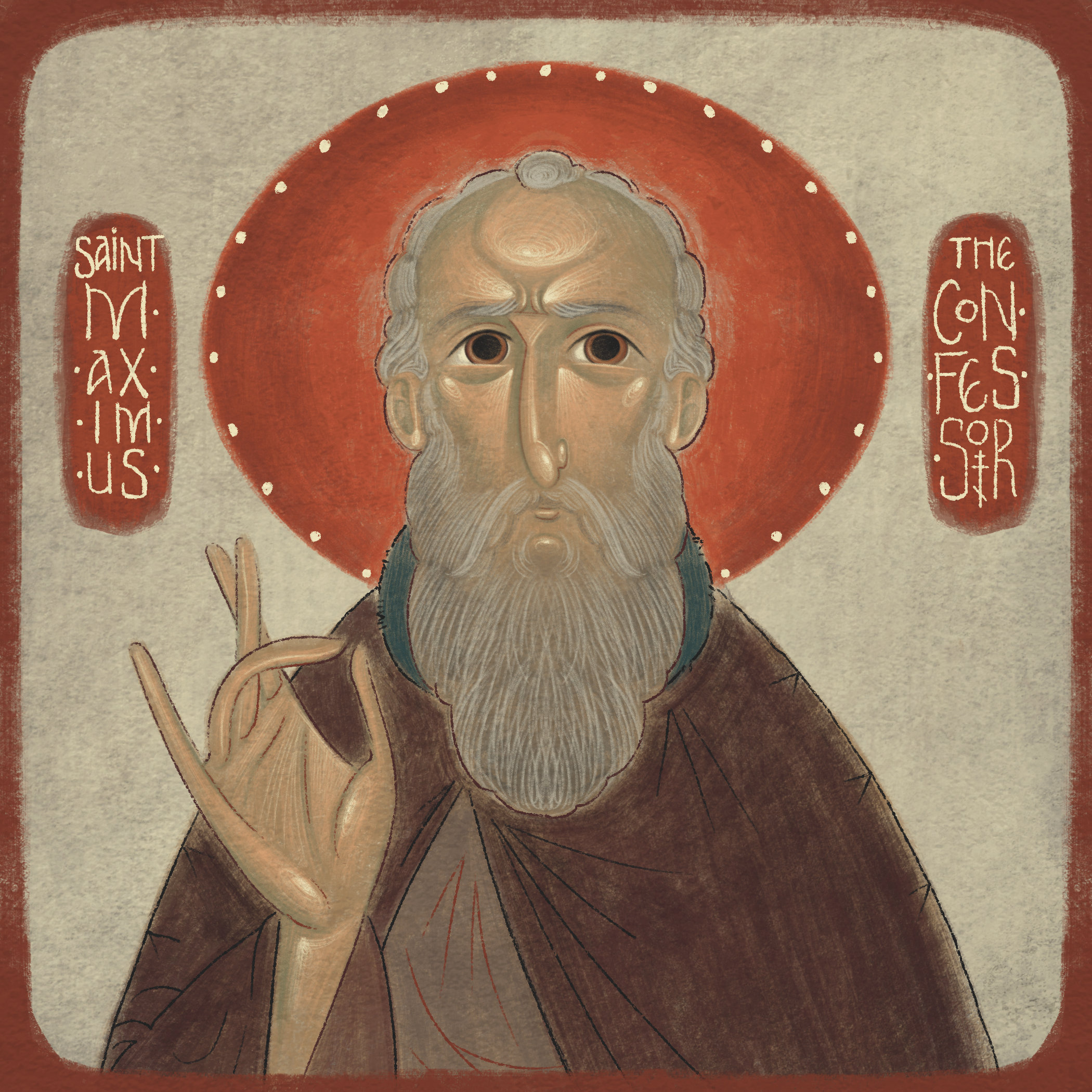 Saint Maximus the Confessor Orthodox Icon Print - Etsy