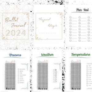 Digital Bullet Journal 2024 ENG Version - Etsy