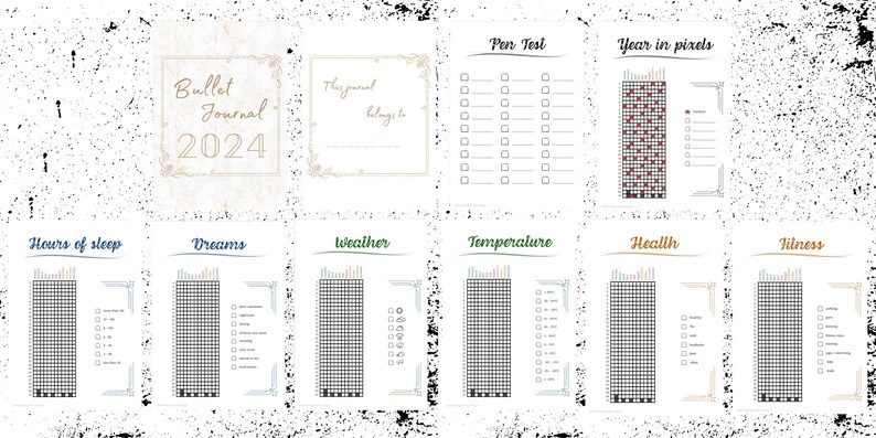 Digital Bullet Journal 2024 ENG Version - Etsy