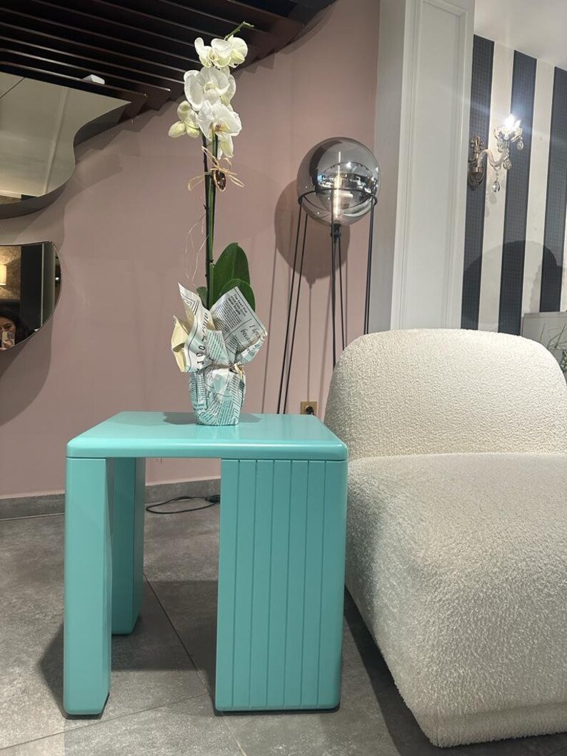 Pop Art Side Table, Coffee Table, Wooden Side Table, Home Decor, Design ...