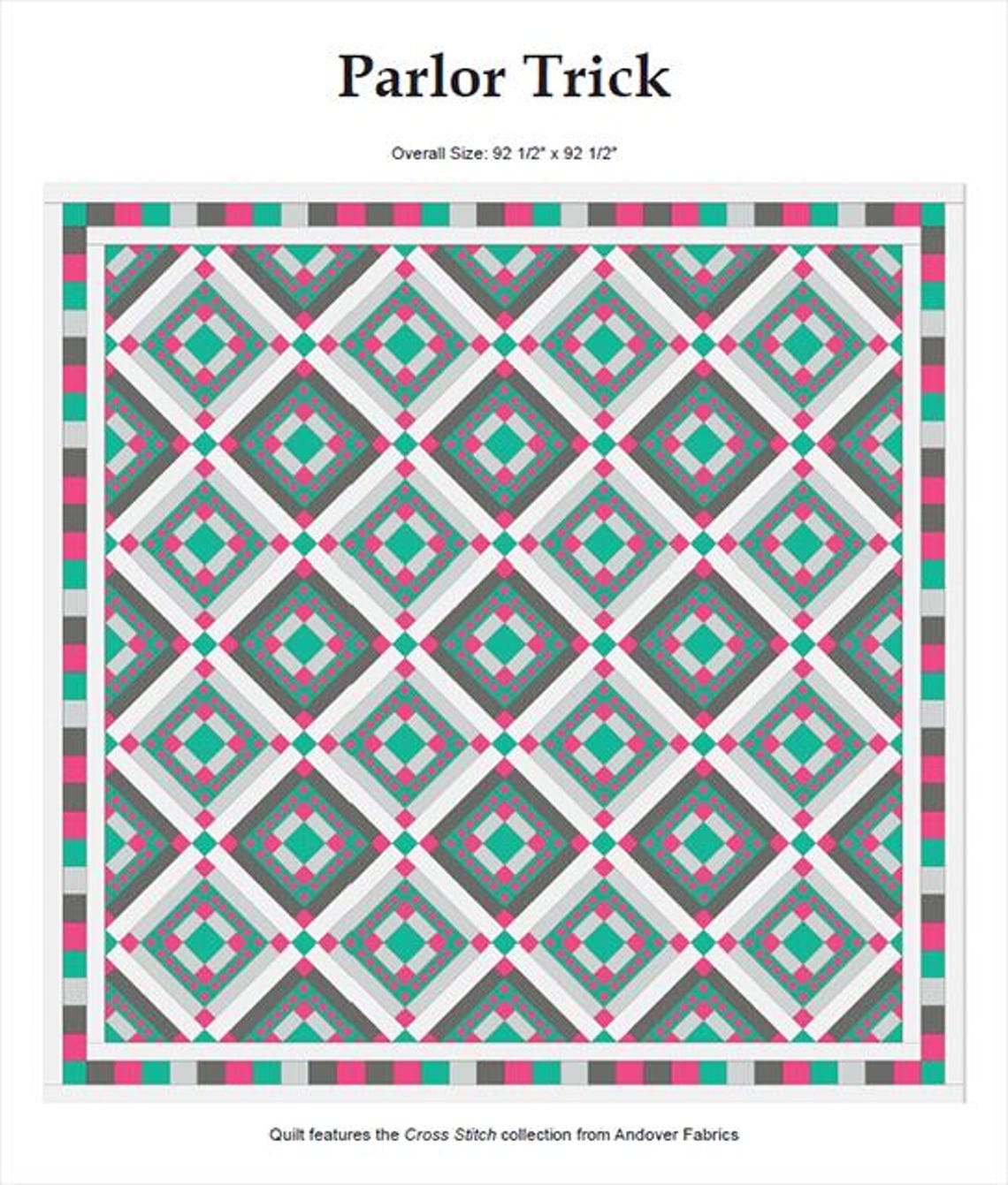 Parlor Trick Quilt Pattern - Etsy