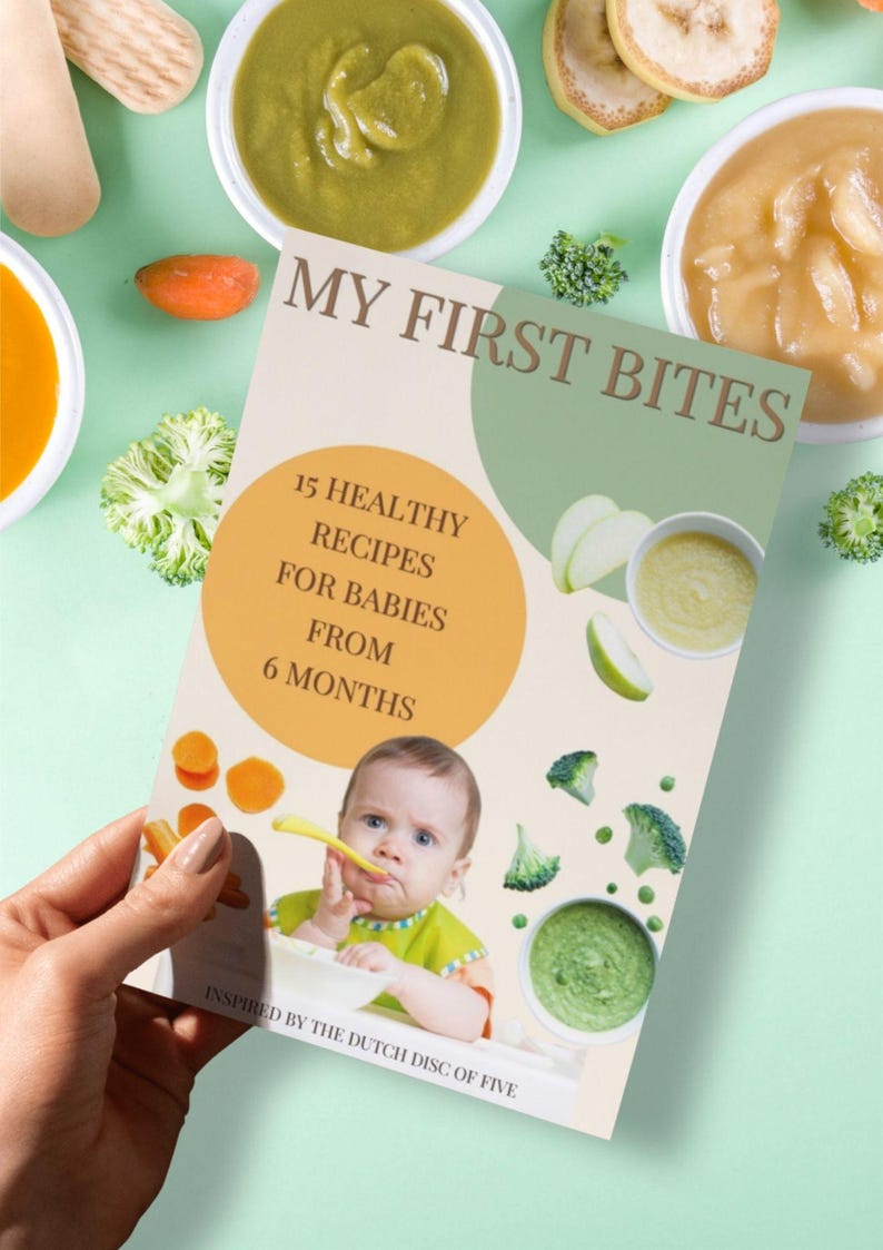 Baby Food Recipe Ebook | 15 Healthy First Foods for 6 Months (digital ...